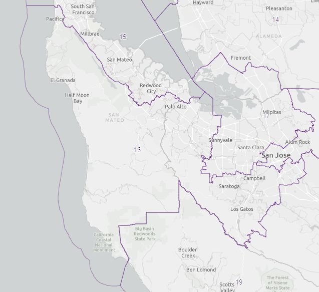Santa Clara County Zip Code Map