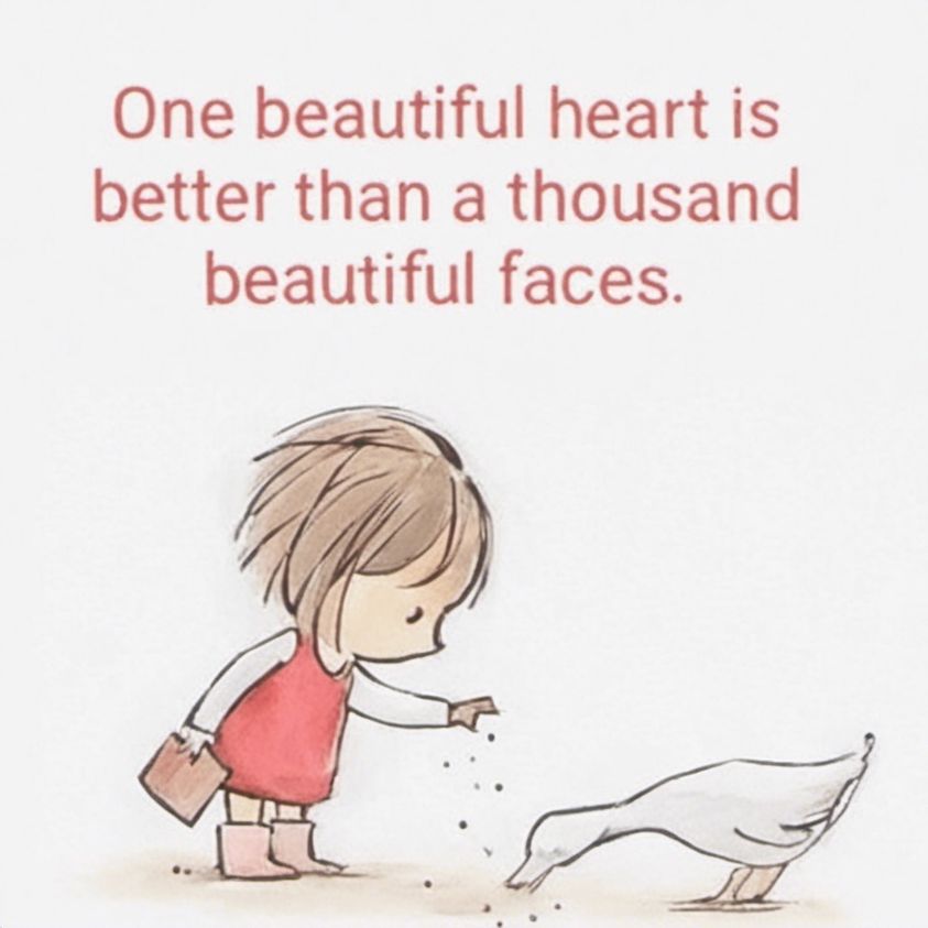 Beautiful Face Beautiful Heart Quotes Heart | Wisdom Life Quotes