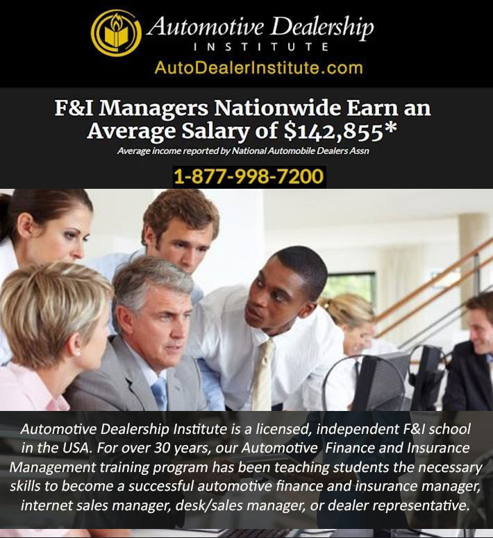 Auto Finance And Insurance Training
