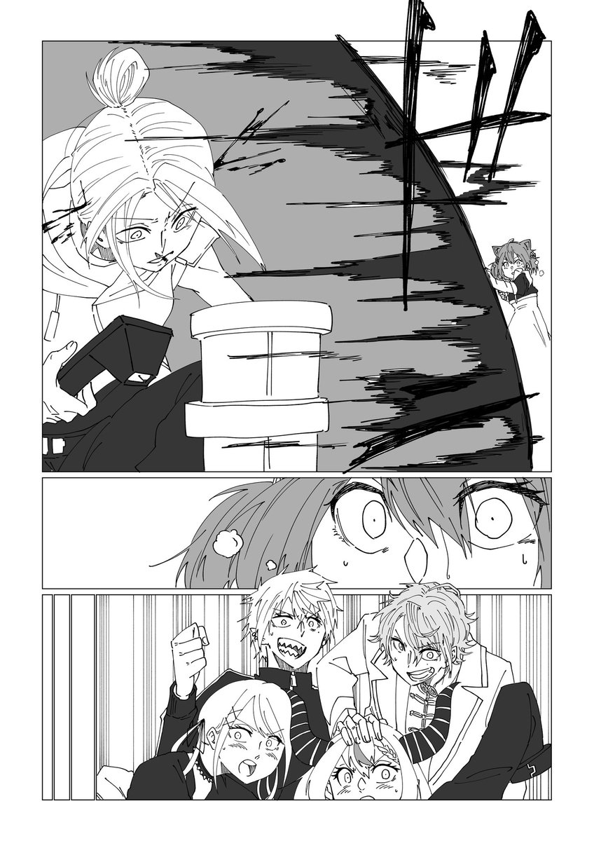 This is team.(1/3)】 #V最VALOファンアート #KuzuArt #laplus_artdesu 」神代 徒華の漫画