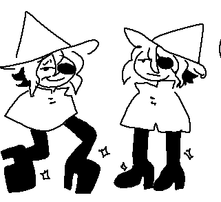 「doodles of siffrin, the protagonist of @insertdisc5 's new g」gertritudeの漫画