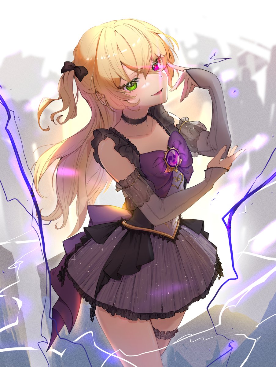 フィッシュル(原神) 「2018 → 2023 Before Saito Naoki. After S」|cauliのイラスト