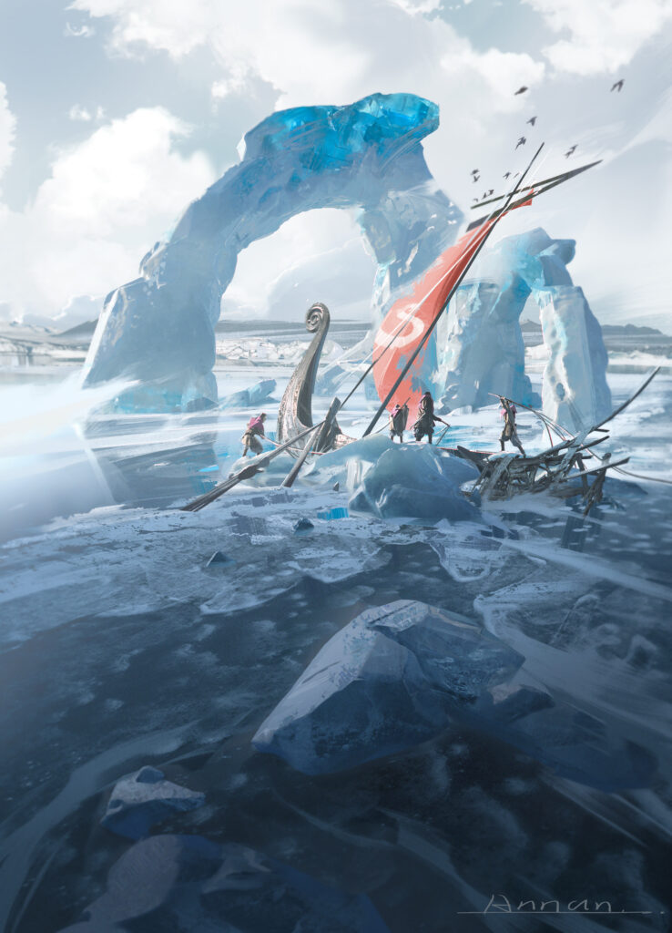 「Discover The Art of Catan, a Chinese con」|IAMAGのイラスト