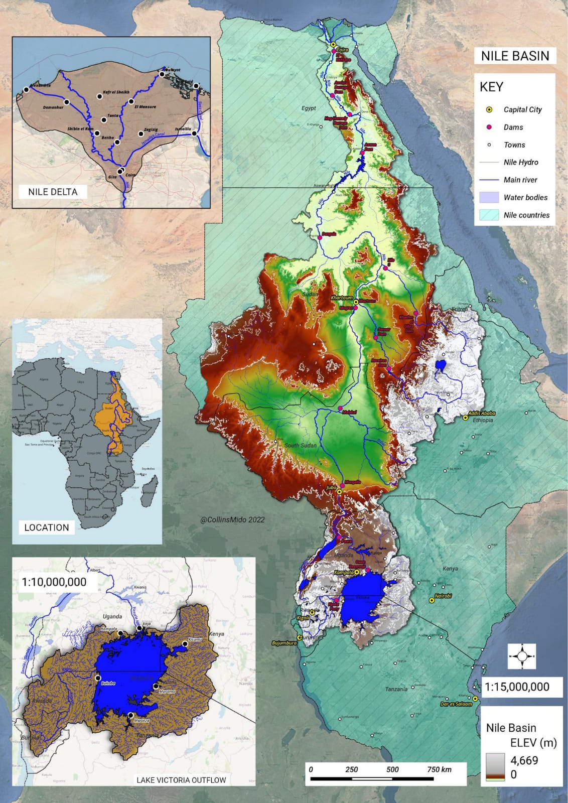 Nile River World Map Lesson 4: The Nile River An Overview
