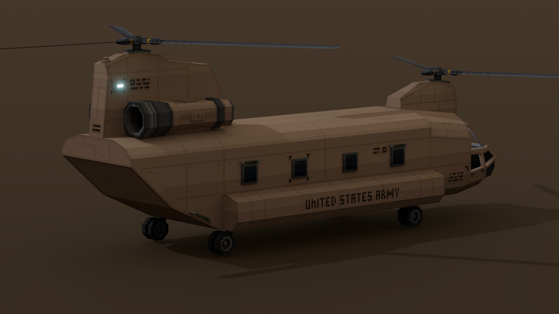 Minecraft Chinook Helicopter Boeing
