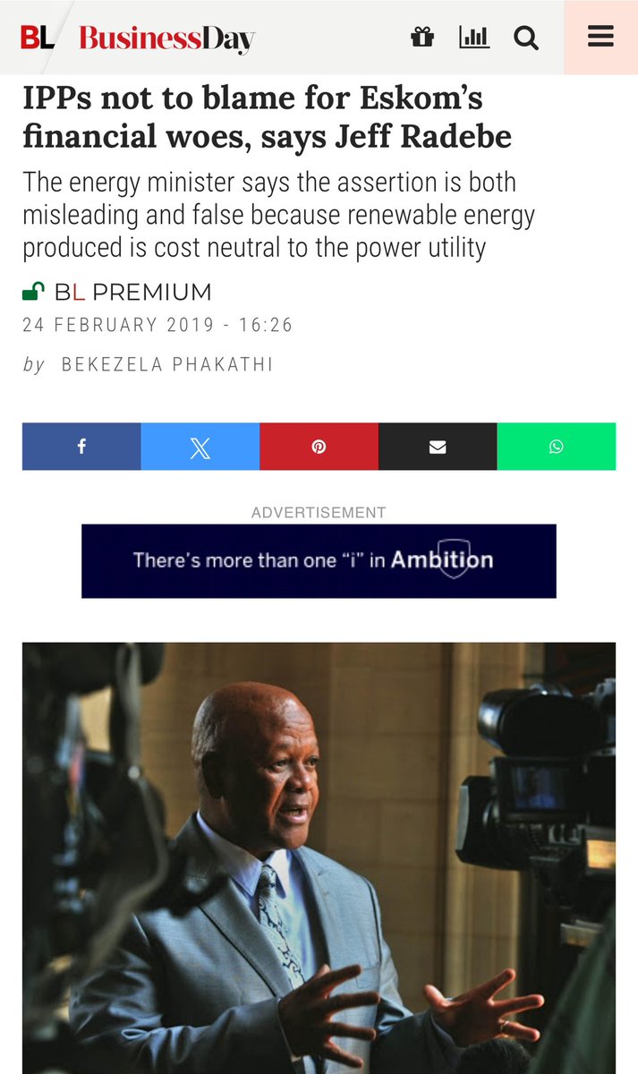 TIMELINE- THE RISE OF IPPs in SOUTH AFRICA. ️2008 Brian Dames became ...