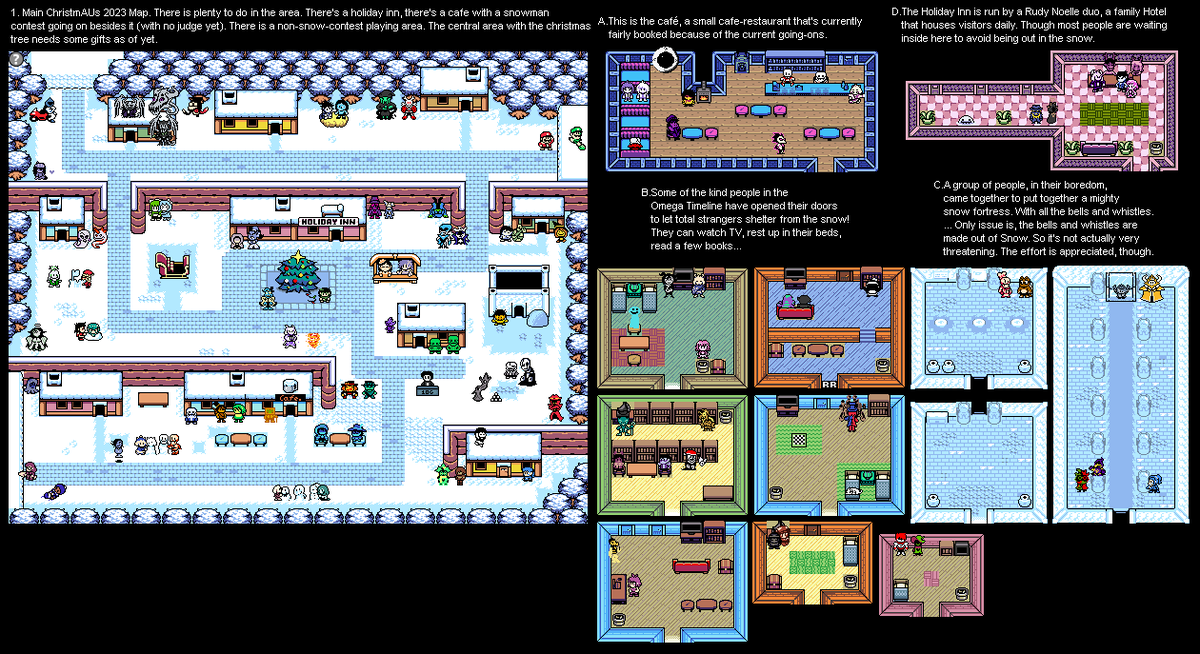 Further progress on the maps! One week 'till it's all over! #undertale ...