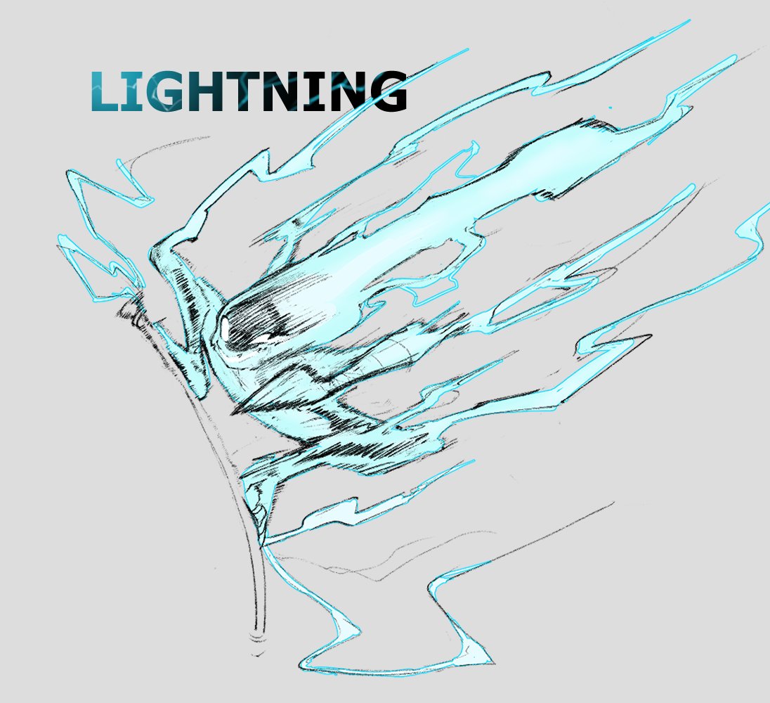 How To Draw Anime Lightning