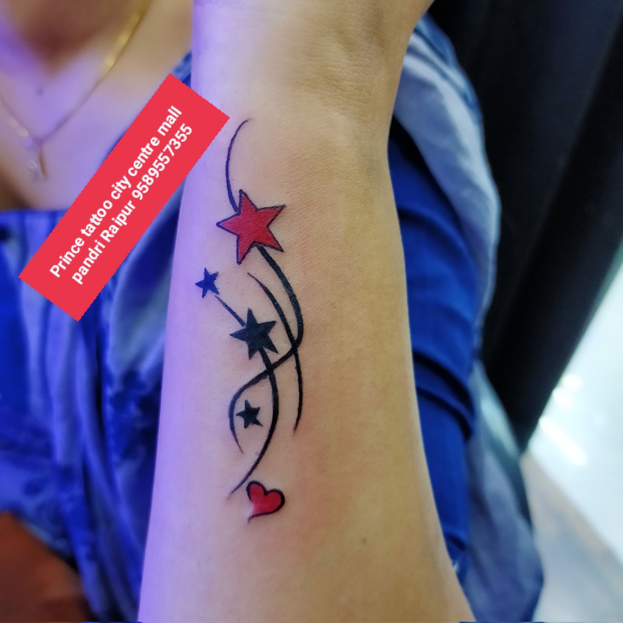 Star Tattoo Designs For Girls On Wrist