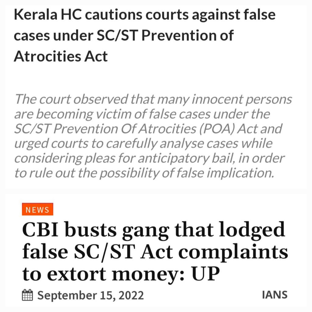 Let us remind everyone of the caste inequalities today: -Out of total ...