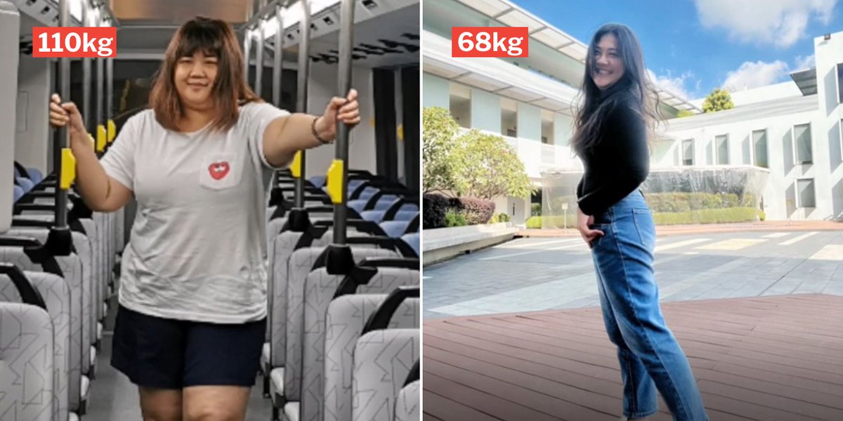 MustShareNews on Twitter: "A Singaporean woman lost 42kg within 2 years by walking and ...