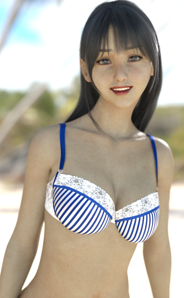 弾@同人ノベル作家 on Twitter: "練習ポートレイト 沢口愛華 #女の子 #ポートレイト #巨乳 #DAZStudio #DAZ-Studio #DAZ #立ち絵 #3D https ...