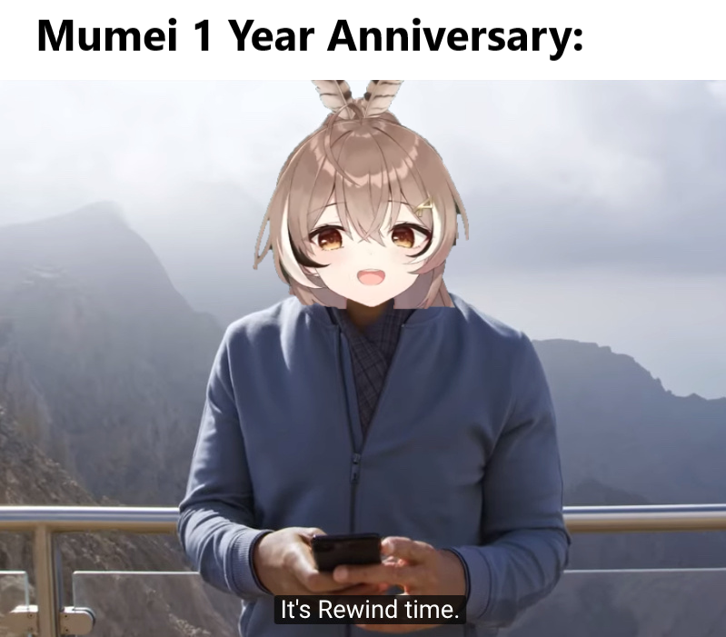 HololiveEnMemes (KFP Memester) on Twitter: "Mumei borrowed Ame's watch and accidently rewinded ...