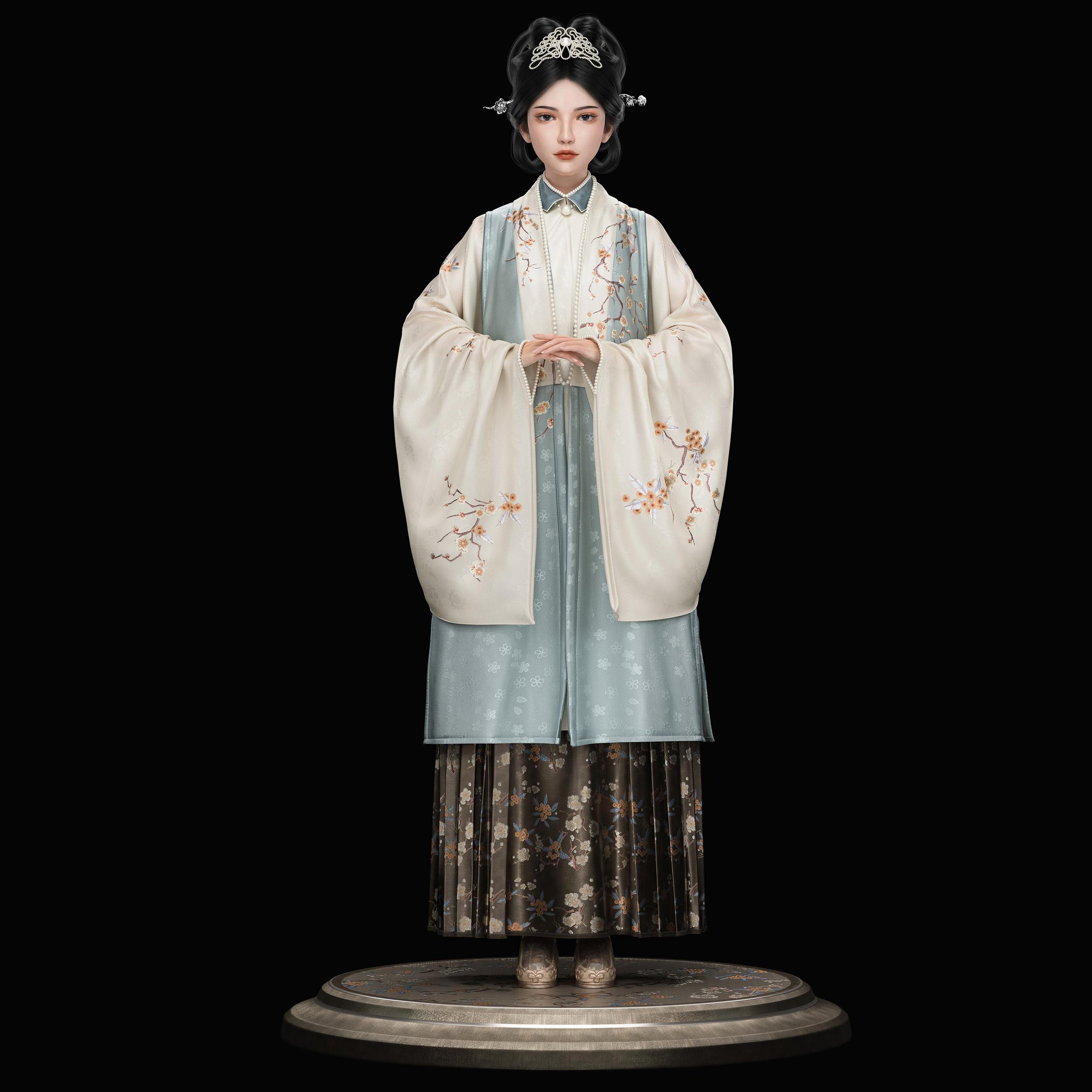 GGAC on Twitter: "Feel the beauty of Han costume aka Chinese silk robe. Art by Kay觉非. More ...