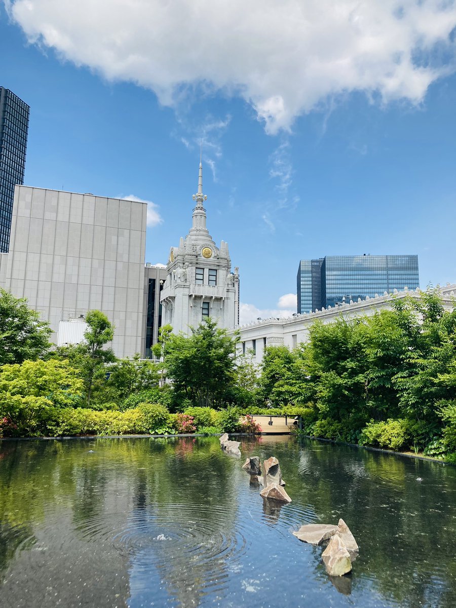 日本橋三越スタッフのつぶやき On Twitter 今日は、屋上でランチしようかな♪😊 日本橋三越 都会のオアシス 日本橋庭園 Mib