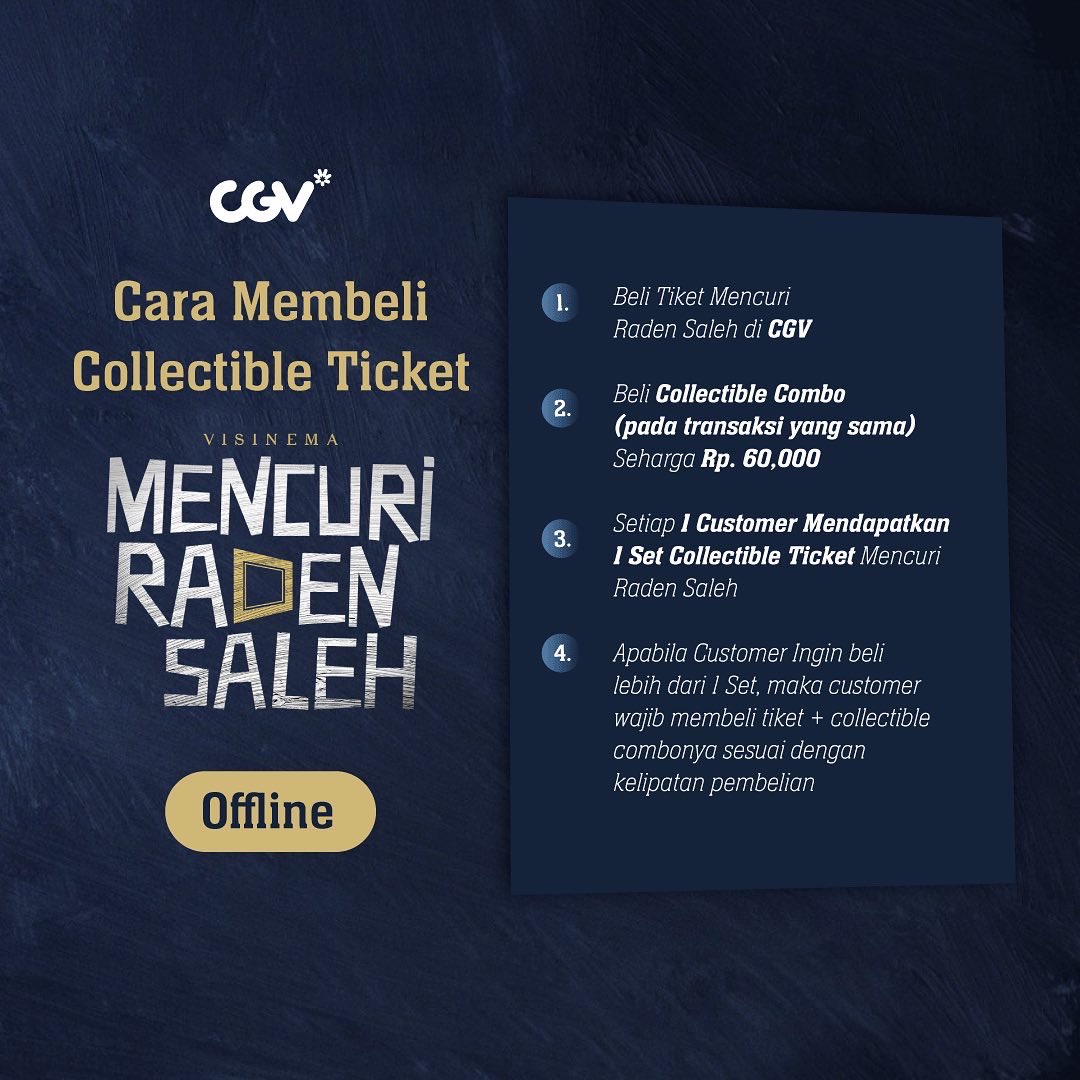 CGV Cinemas on Twitter: "Cara dapetin CGV Collectible Ticket #MencuriRadenSaleh 👇🏻 https://t.co ...