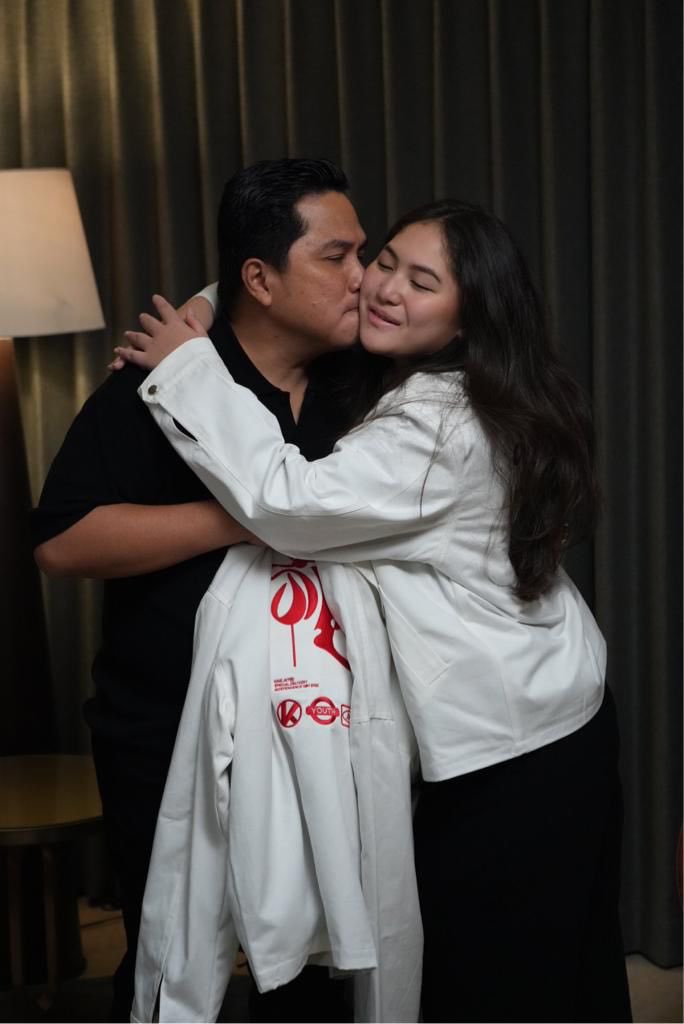 Erick Thohir on Twitter: "Baru seminggu ditinggal, sudah kangen aja sama si bungsu. Jangan lupa ...