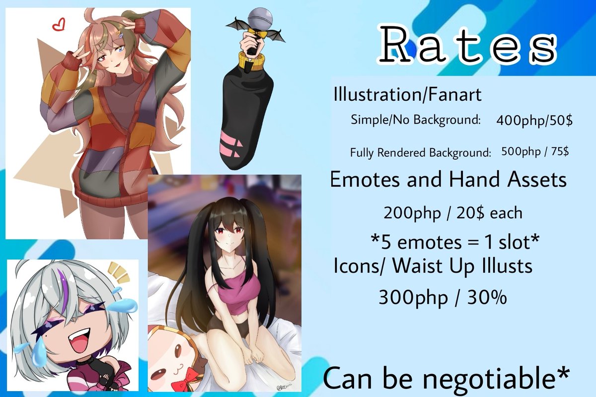 VTubers Global on Twitter: "RT @Reeiiiii: Officially opening my comms internationally!! Send a ...