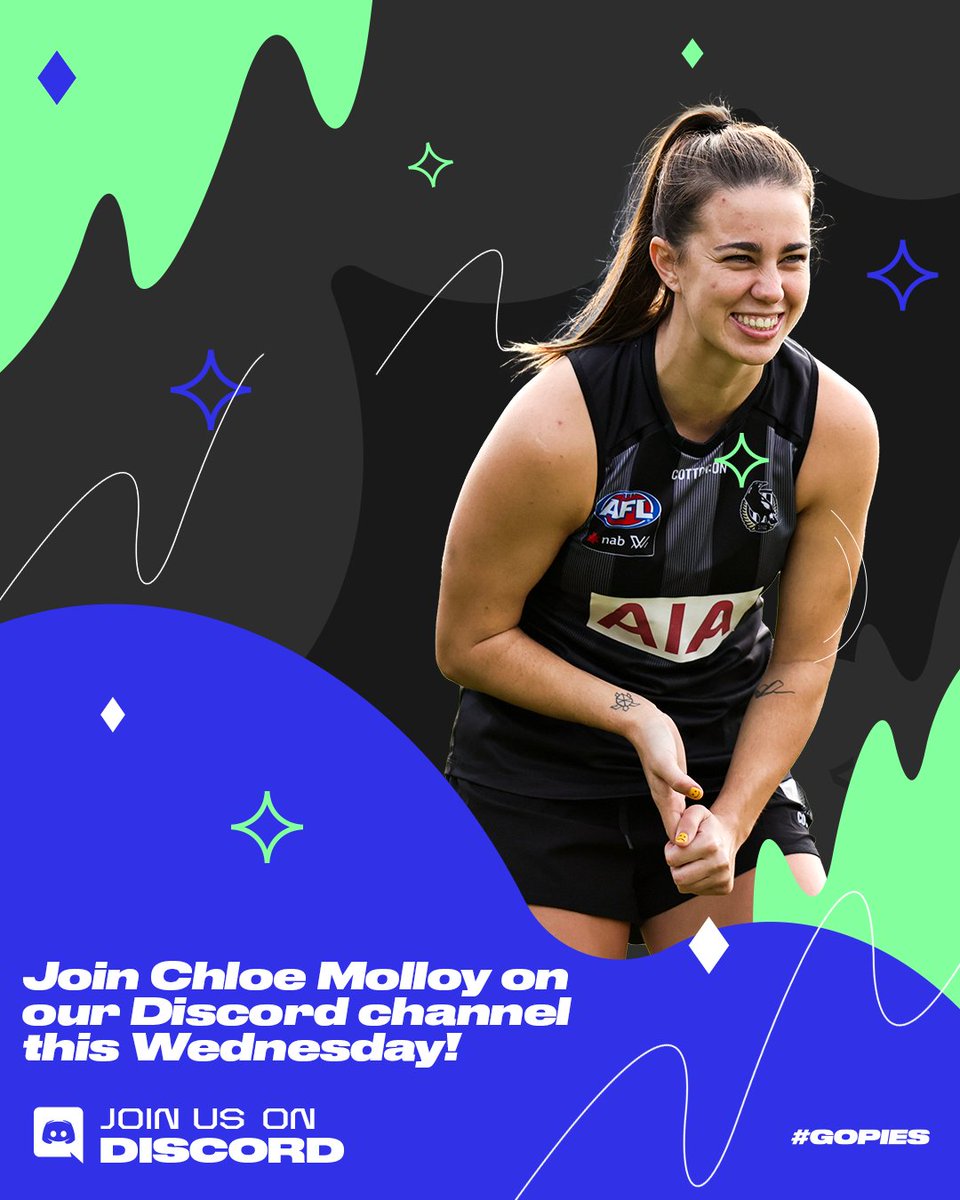 Chloe Molloy - Live Q&A on Collingwood's Discord channel tomorrow at 3 ...