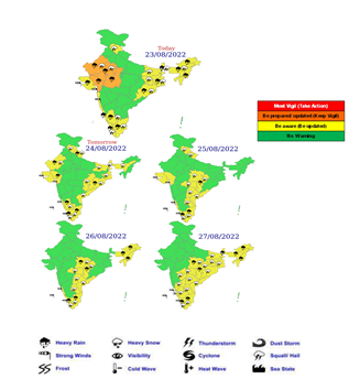 India Meteorological Department on Twitter: "Depression over East Rajasthan lay centered at 0530 ...