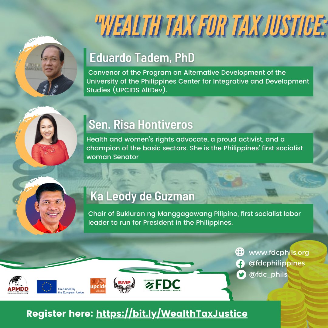 Freedom from Debt Coalition (FDC) on Twitter: "Wealth Tax for Tax ...
