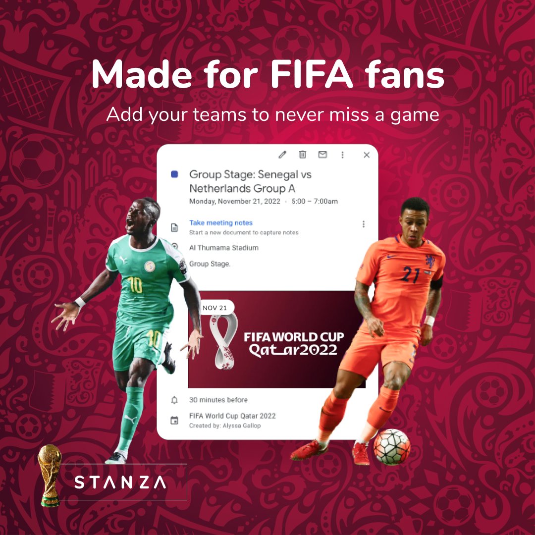 Fifa World Cup 2022 Calendar