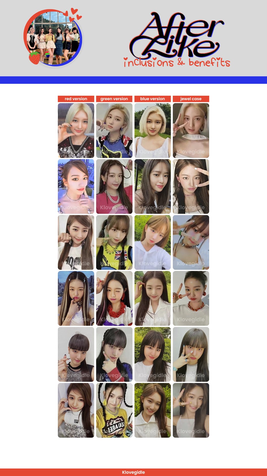 klovegidle on Twitter: "— IVE After Like inclusions template liz, leeseo, ot5 아이브 포카 가을 유진 레이 원영 ...