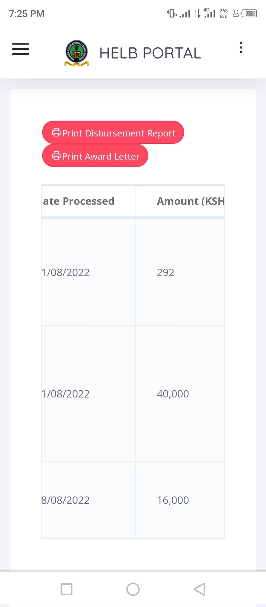 Willy Maina on Twitter: "@HELBpage Please I'm panicked,, What is happening that in my portal, I ...