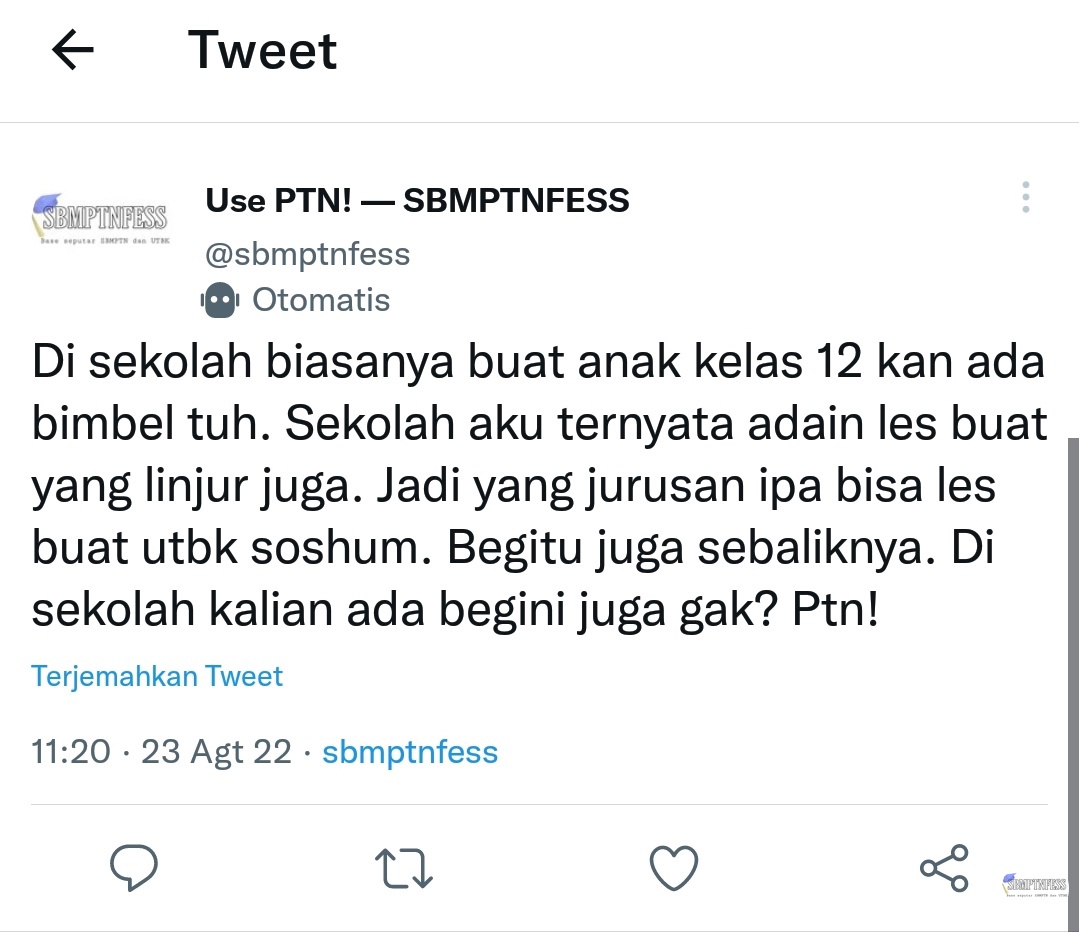 BURUANN CEK PINNED!!— SBMPTNFESS on Twitter: "PTN! Yang kelas 12, kalian gini jugaa apaa gak ...