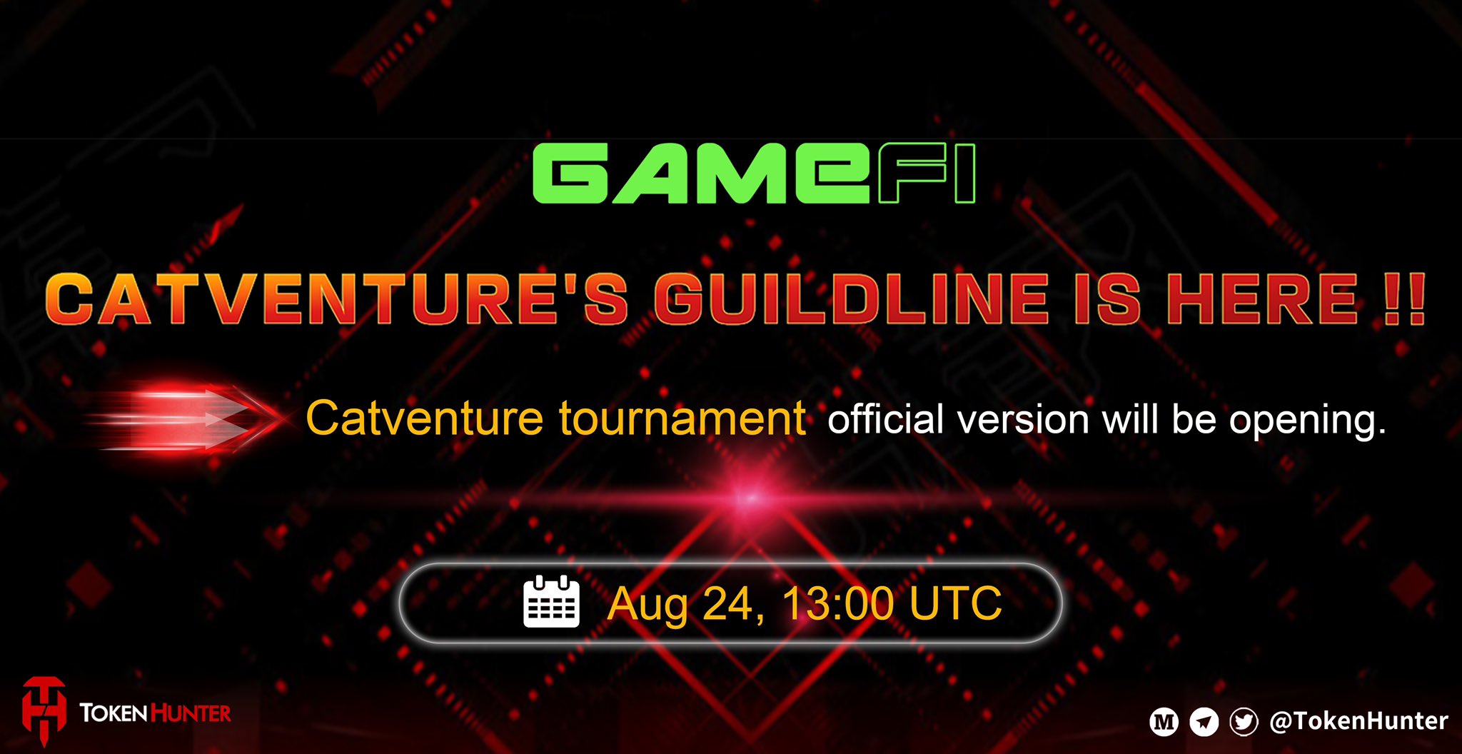 TokenHunter on Twitter: "🎮@GameFi_Official Catventure tournament is LIVE NOW! The official ...
