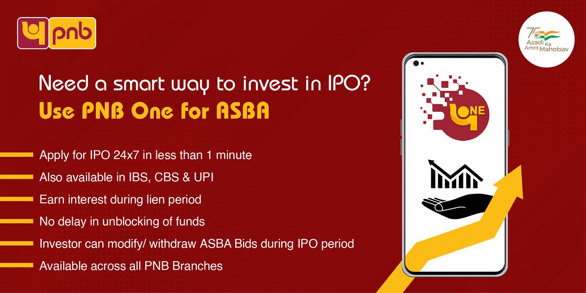 Punjab National Bank on Twitter: "PNB gives you a simple way to invest in IPO through ASBA to ...