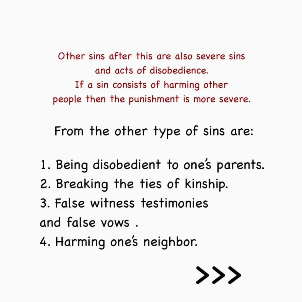 7 destructive major sins with other types of sins. 📌 1/5 - المسلسل من ...