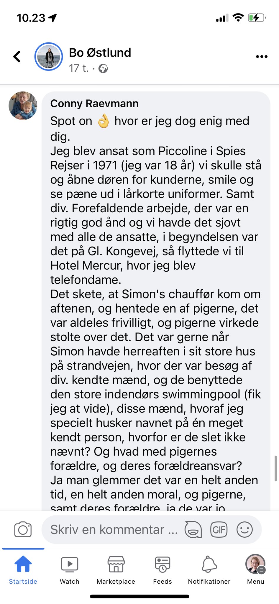 Katja Moikjær on Twitter: "Et “forsvar” for Simon Spies fra en tidligere medarbejder på Facebook ...