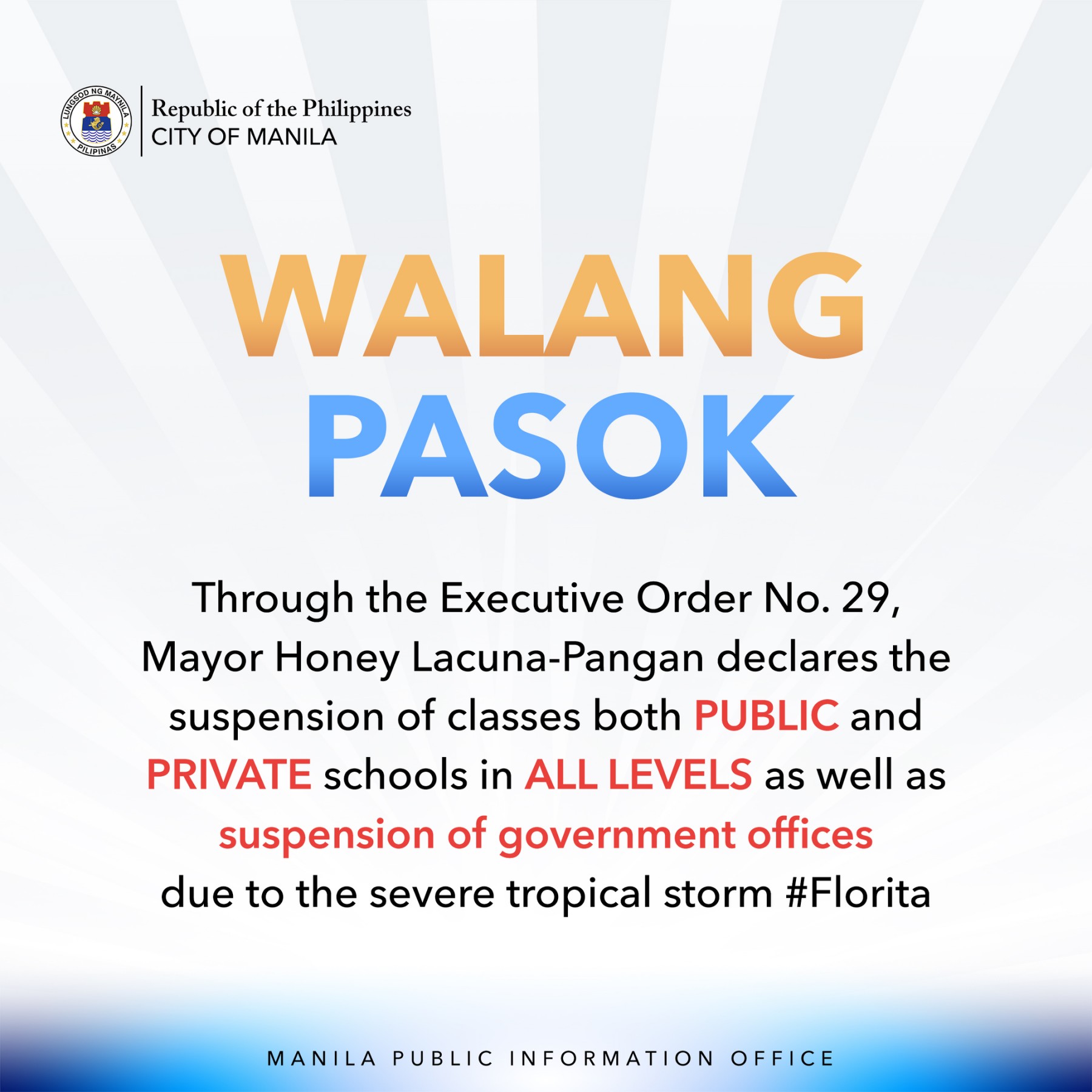Manila Public Information Office on Twitter: Manila Public Information Office on Twitter: