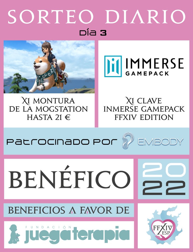🦕 Senjar Tikitaka 🦕 On Twitter Rt Ffxivesp ¡tercer Día Del Sorteo