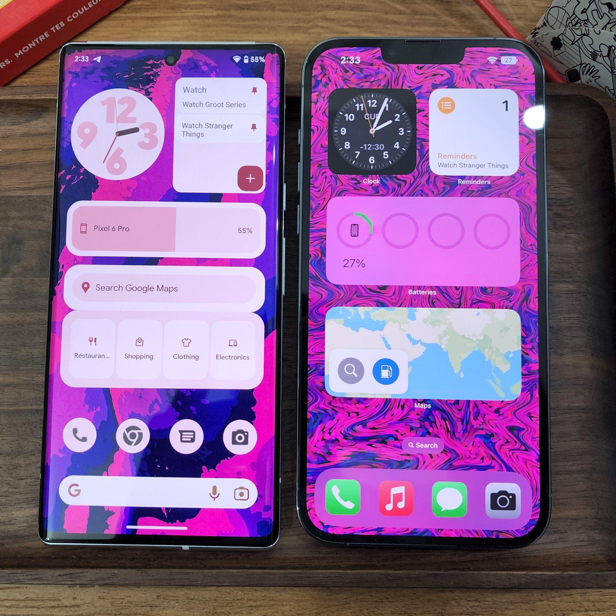 TechDroider on Twitter: "Google Android 13 vs Apple iOS 16 - Widgets https://t.co/2EbFbaj2va ...