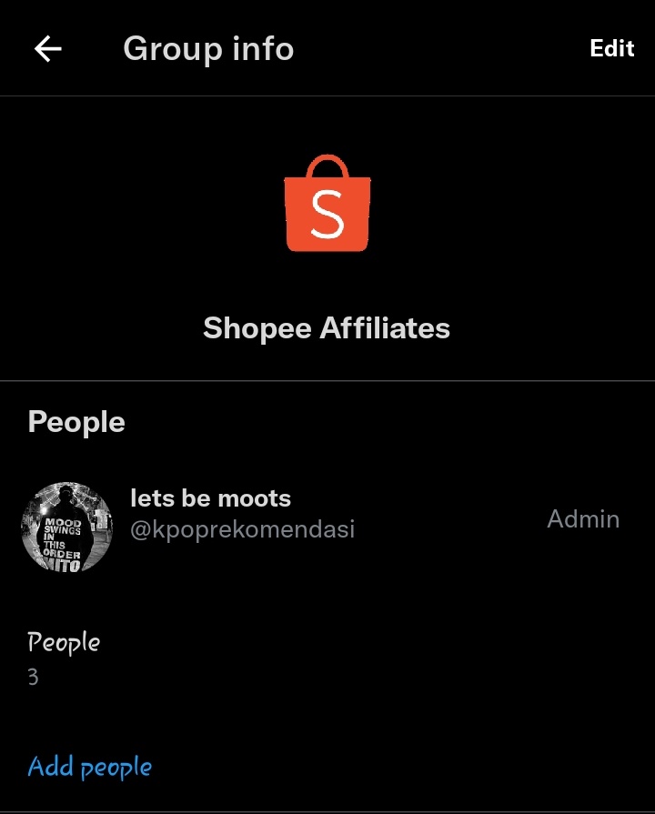 lets be moots on Twitter: "Halo semua, aku baru buat grup dm Shopee Affiliate nih, ada yang mau ...