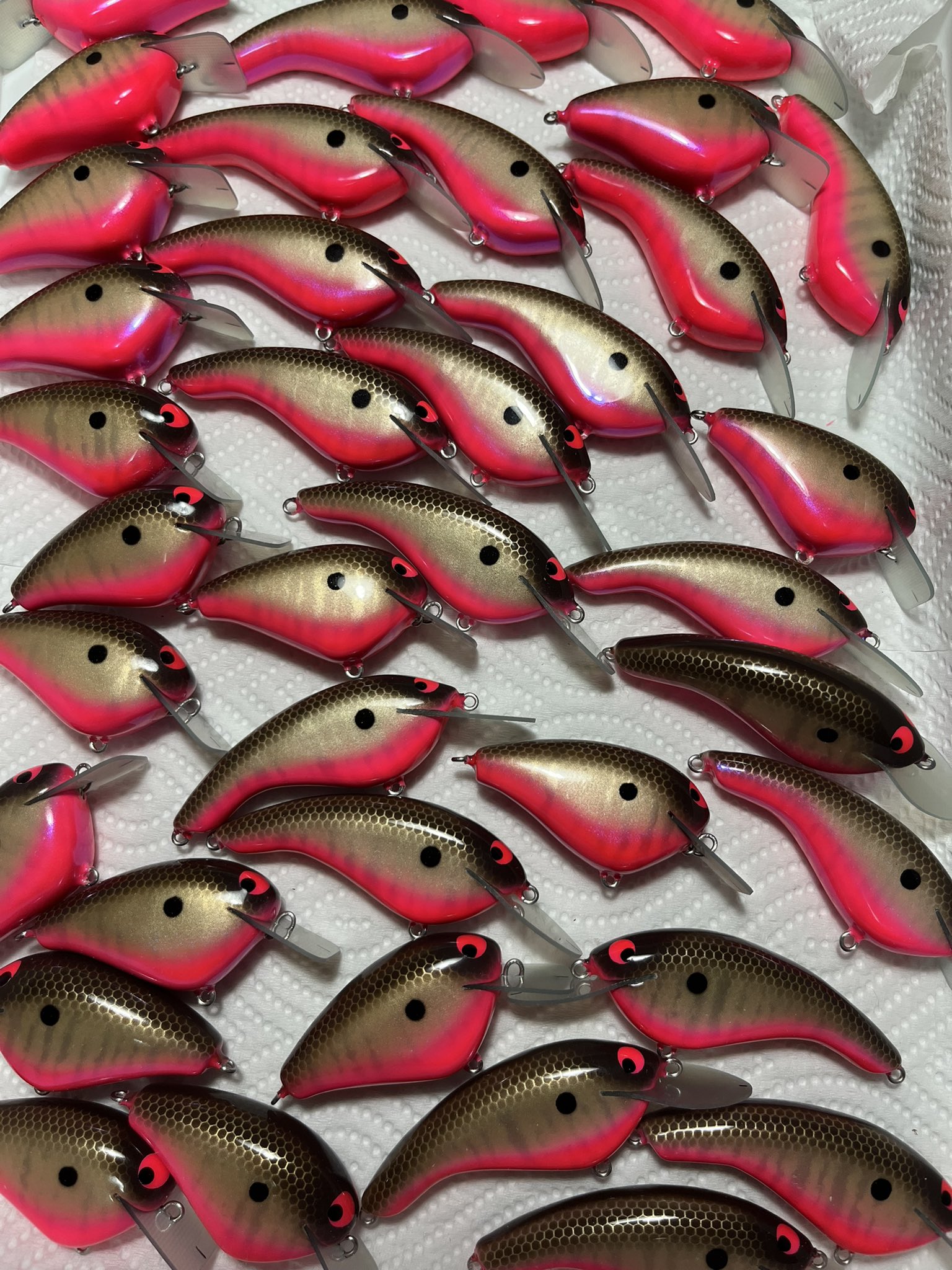 plotz_lure on Twitter: "リップ調整はあと40個ぐらい。 明日から接着出来そう。 https://t.co/sidWyuVRl8" / Twitter