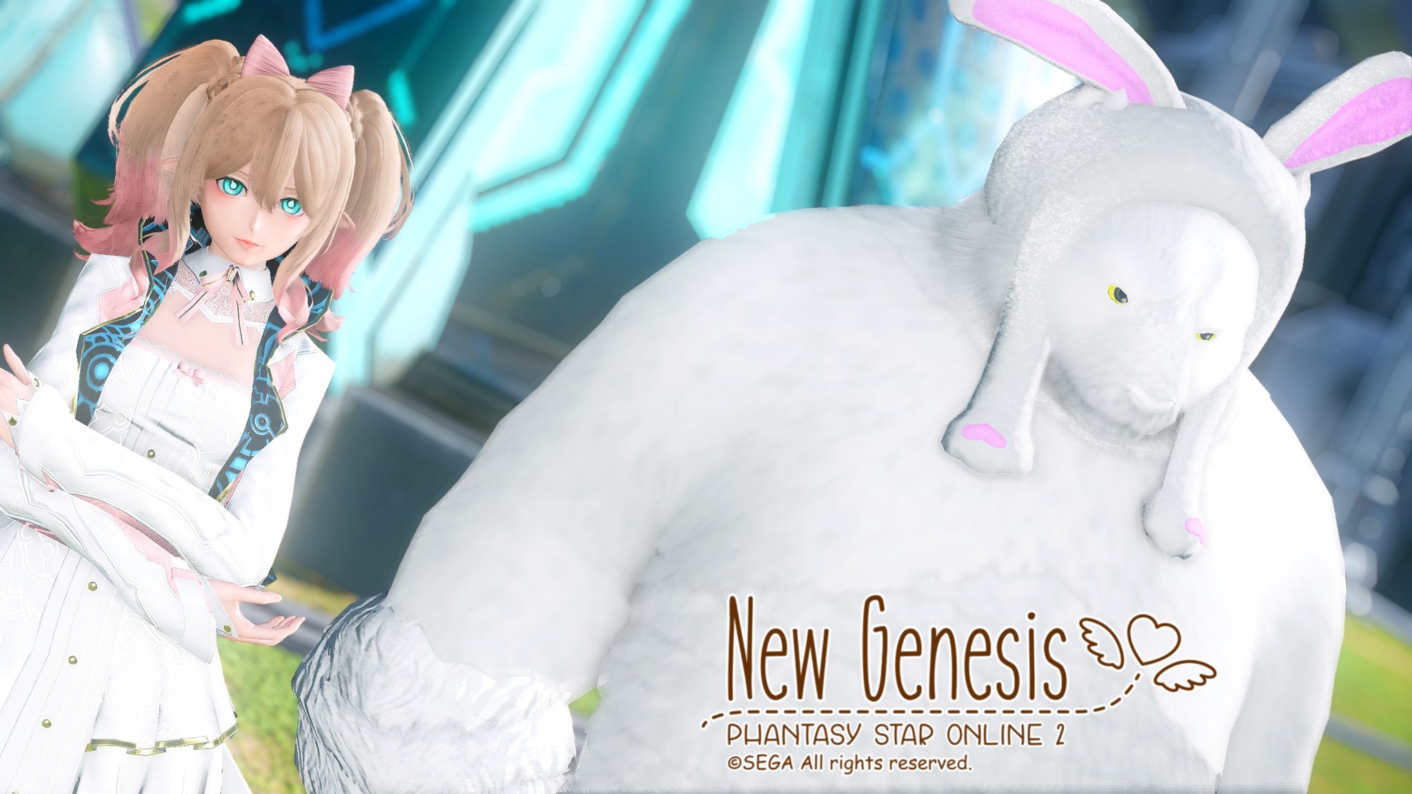 スピカ👻@PSO2NGS/Ship04 on Twitter: "うさぎさん！😊😊😊 #PSO2NGS #PSO2NGS_SS #メンテの日なのでssを貼る #ma7ロゴ https://t ...