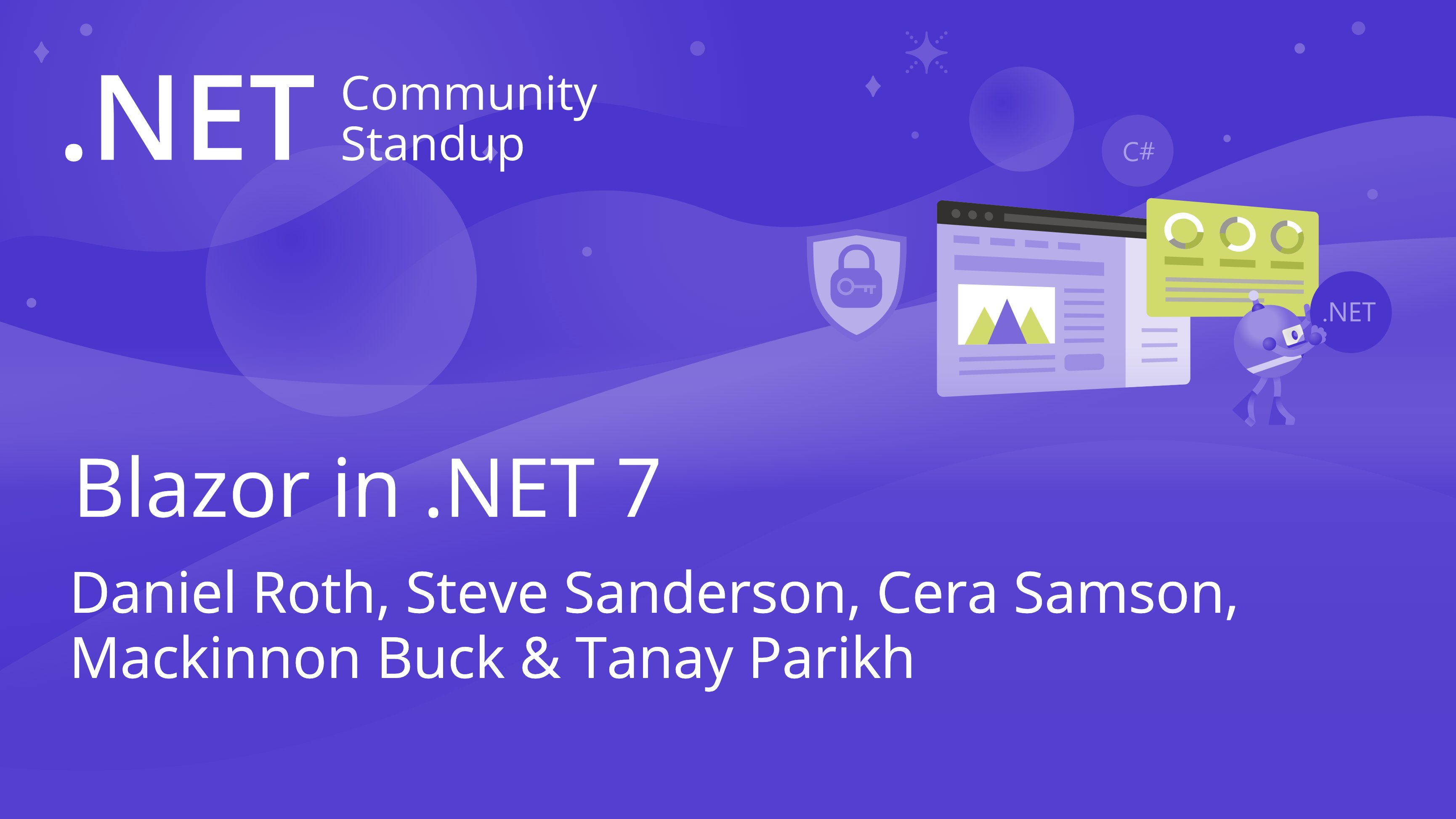.NET on Twitter: "Happening in just 1 hour (10 AM PT)... In today's #ASPNET Community Standup ...