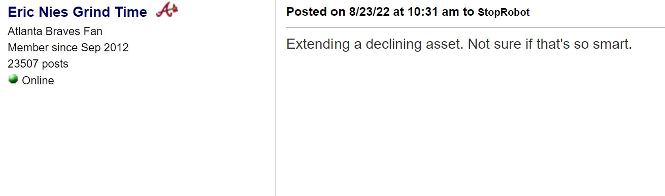 Message Board Geniuses on Twitter: "#Alabama is so dumb to extend a declining asset. Nice move ...