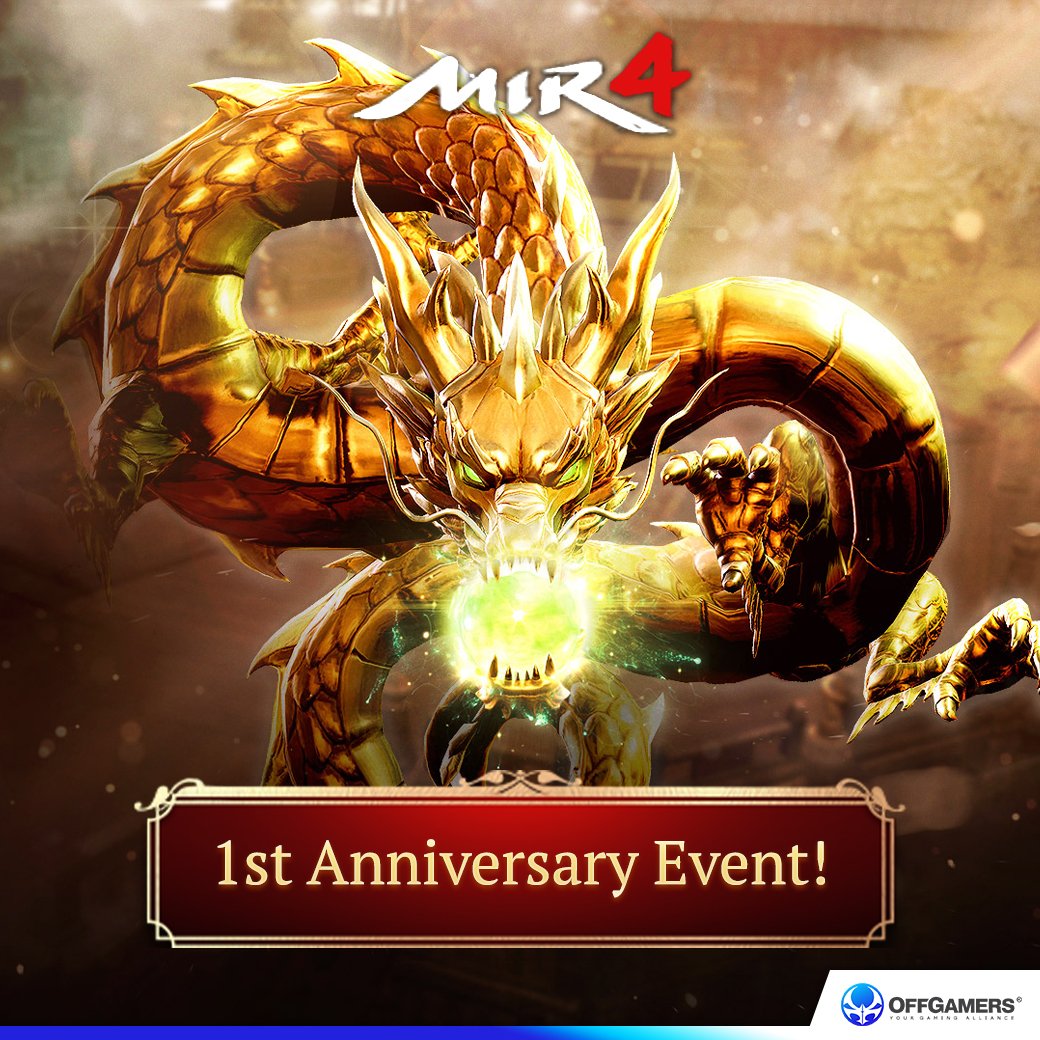 OffGamers on Twitter: "MIR4: 1st Anniversary Event! 🎊 The 1st Anniversary of MIR4 introduces ...
