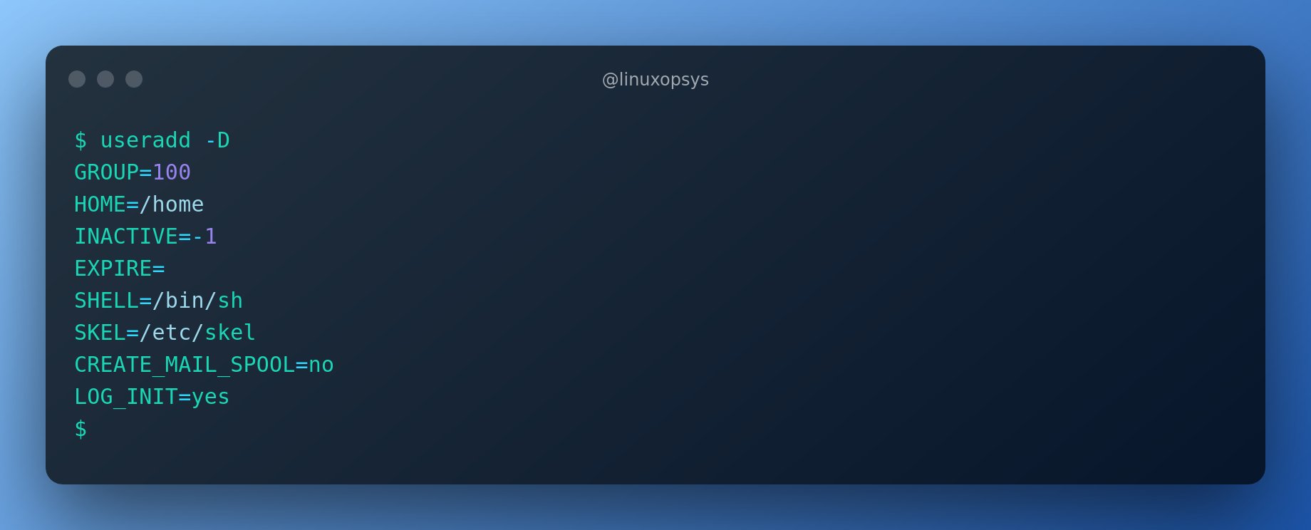 Linuxopsys on Twitter: "The files can be found in the /etc/skel directory on many Linux systems ...
