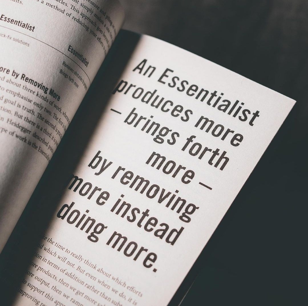 5 Self-Care quotes from the book "Essentialism" that'll make you ...