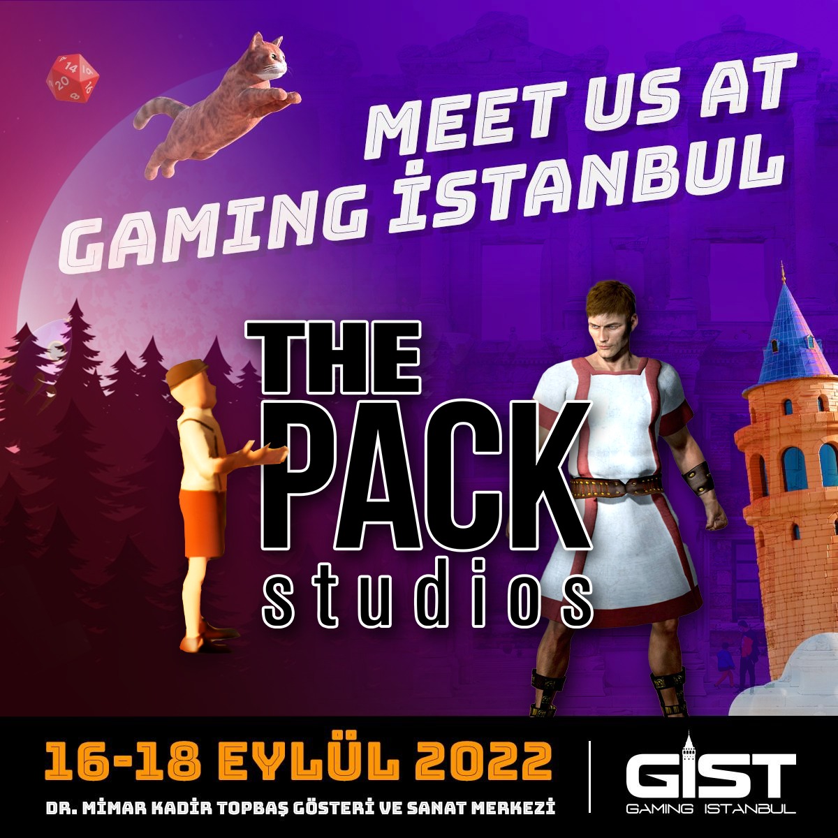 The Pack Studios on Twitter: "As The Pack Studios, we will be at GIST with our two games! We are ...
