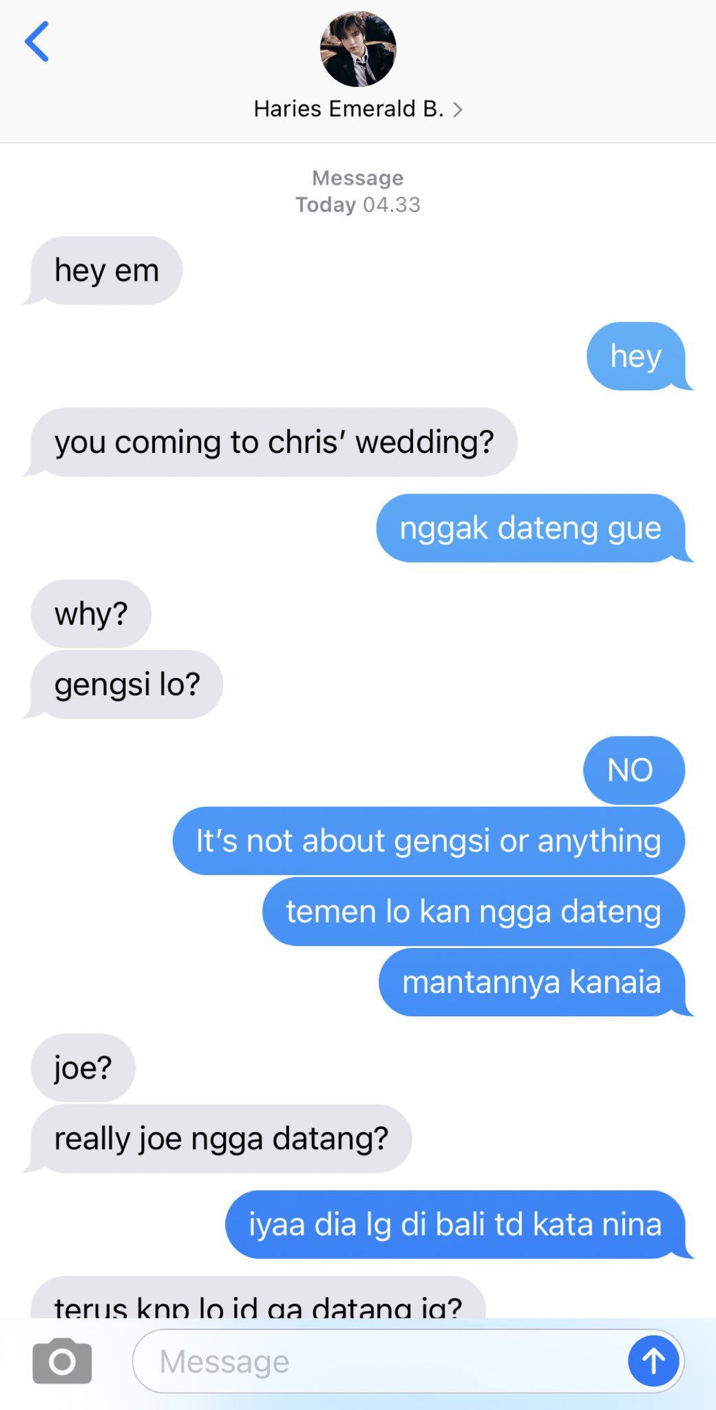 ً on Twitter: "9. Haries Emerald = Emily’s friend (udah lama temenannya dari kecil, satu circle ...