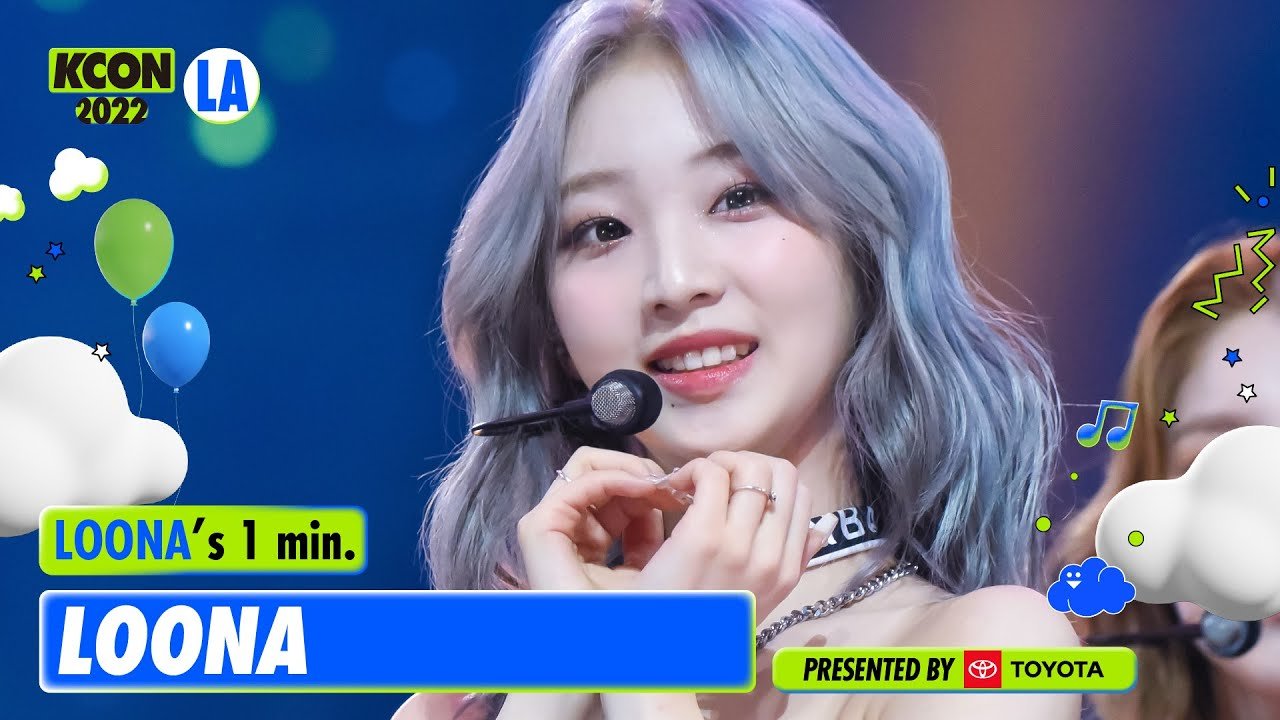 💫 Orrery/nim on Twitter: "KCON Official: #LOONA (#이달의소녀) 's 1min. ⏱💚 | KCON 2022 LA https://t.co ...