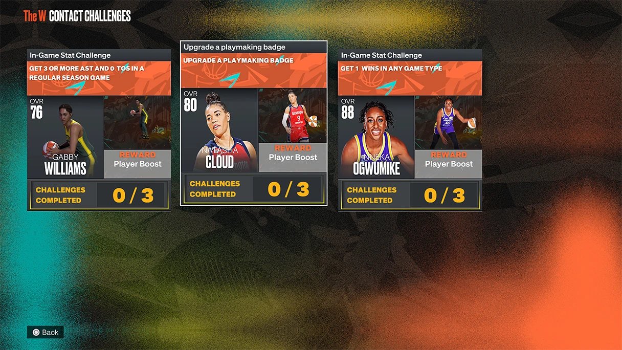 NBA 2K23 Leaks & Intel on Twitter: "Contact challenges screen W NBA mode #NBA2K23 via NBA 2K ...