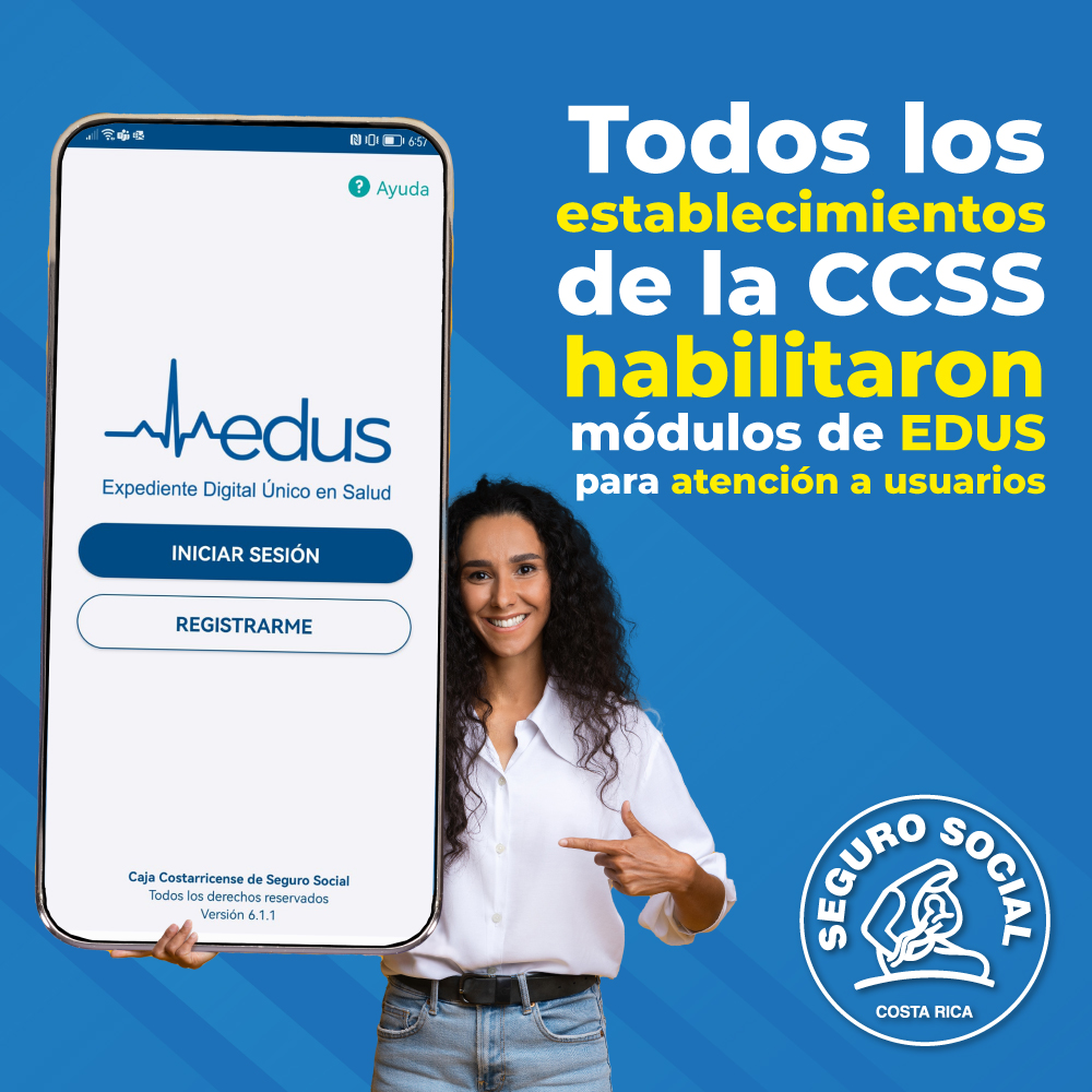 CCSSdeCostaRica on Twitter: "🚨🚨Todos los establecimientos de la CCSS habilitaron módulos de EDUS ...
