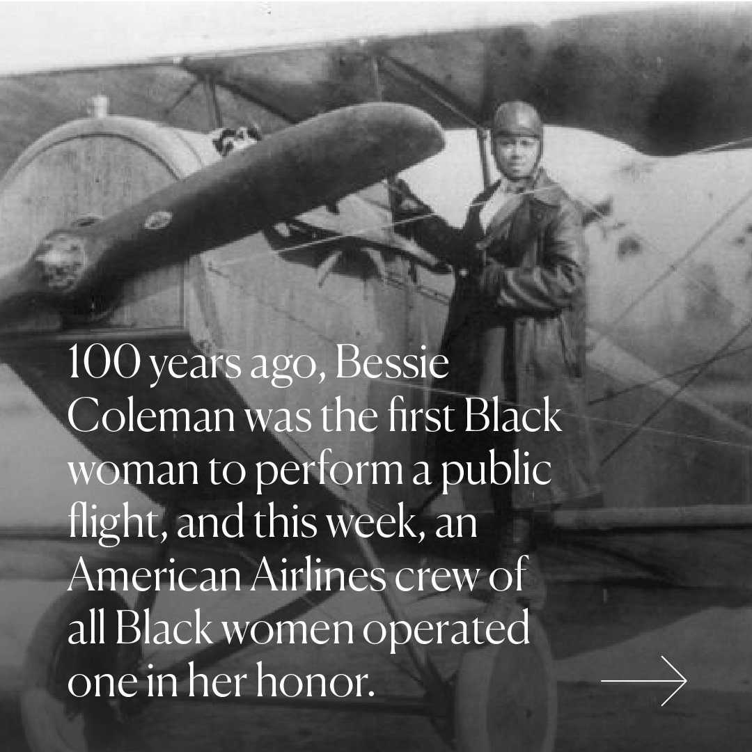 Bessie Coleman Flying